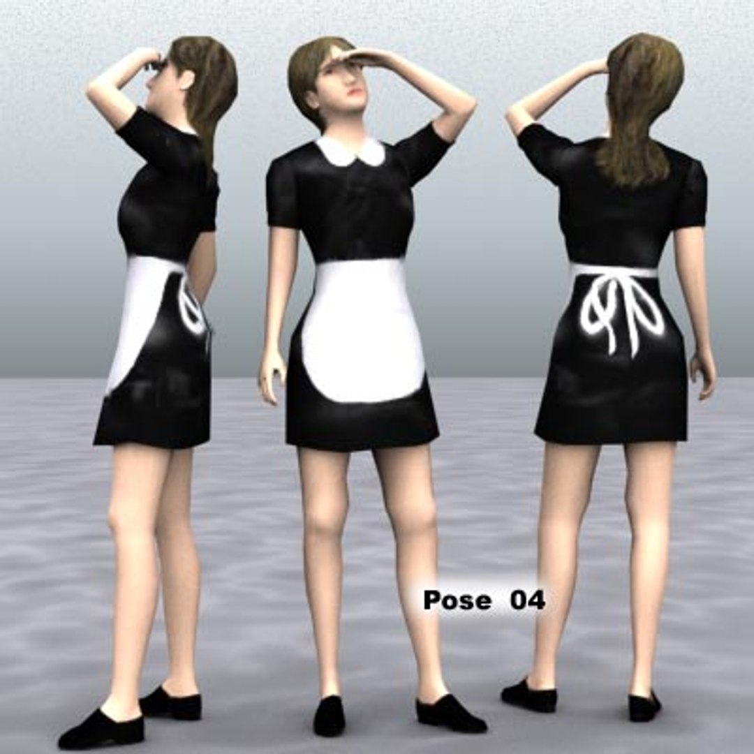 3d Model Human Female Girl