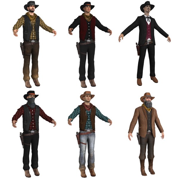 Cowboy 3D Models for Download | TurboSquid