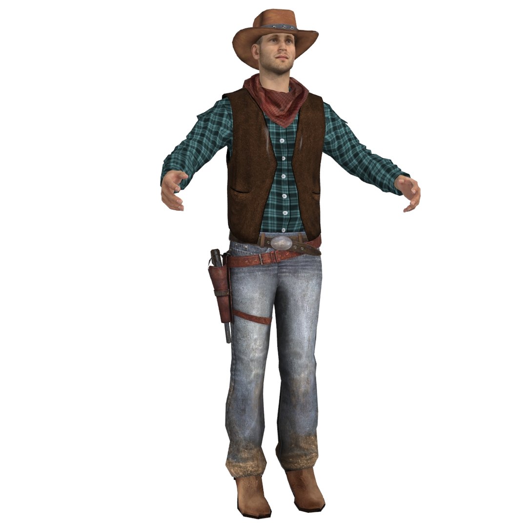 3d cowboy pack