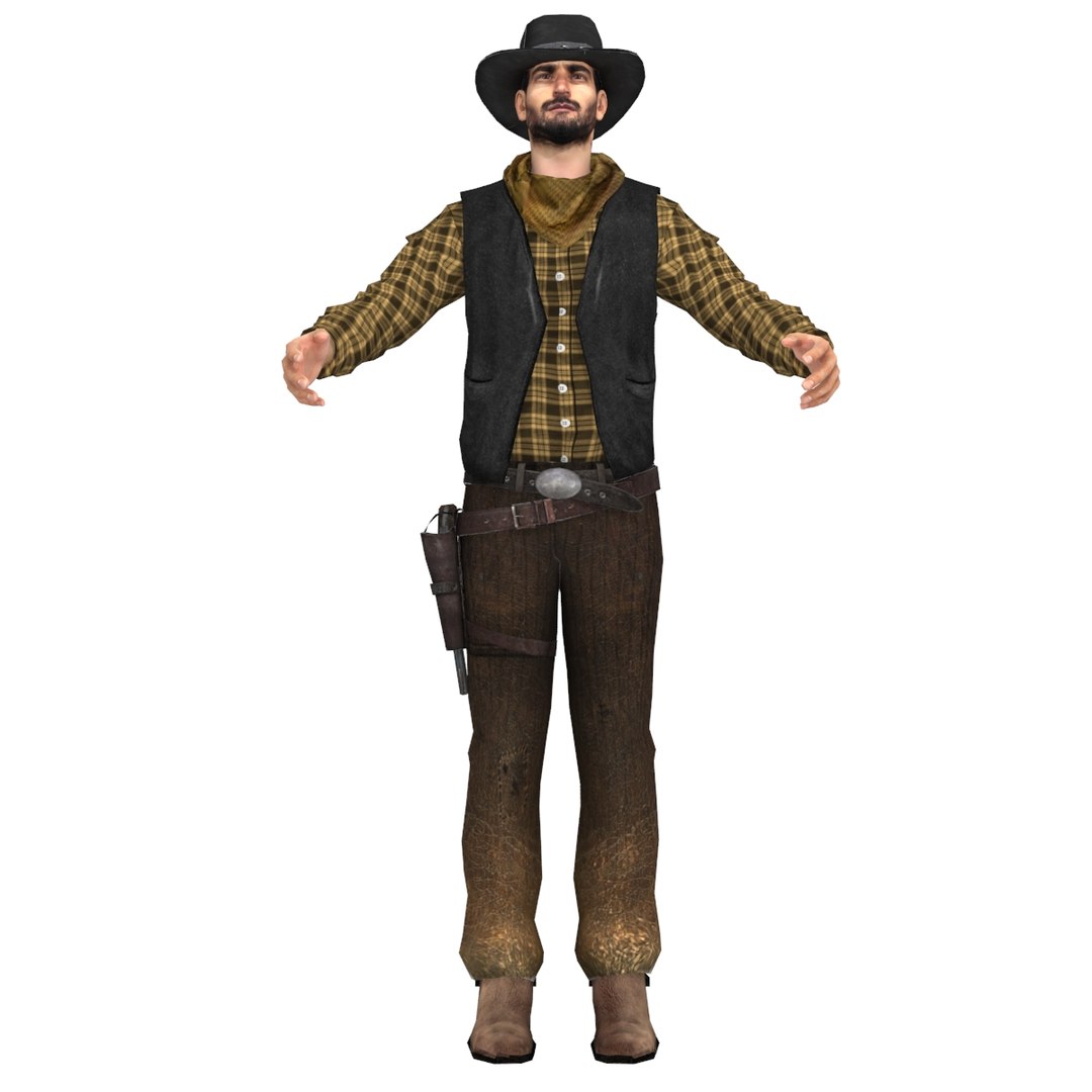 3d cowboy pack