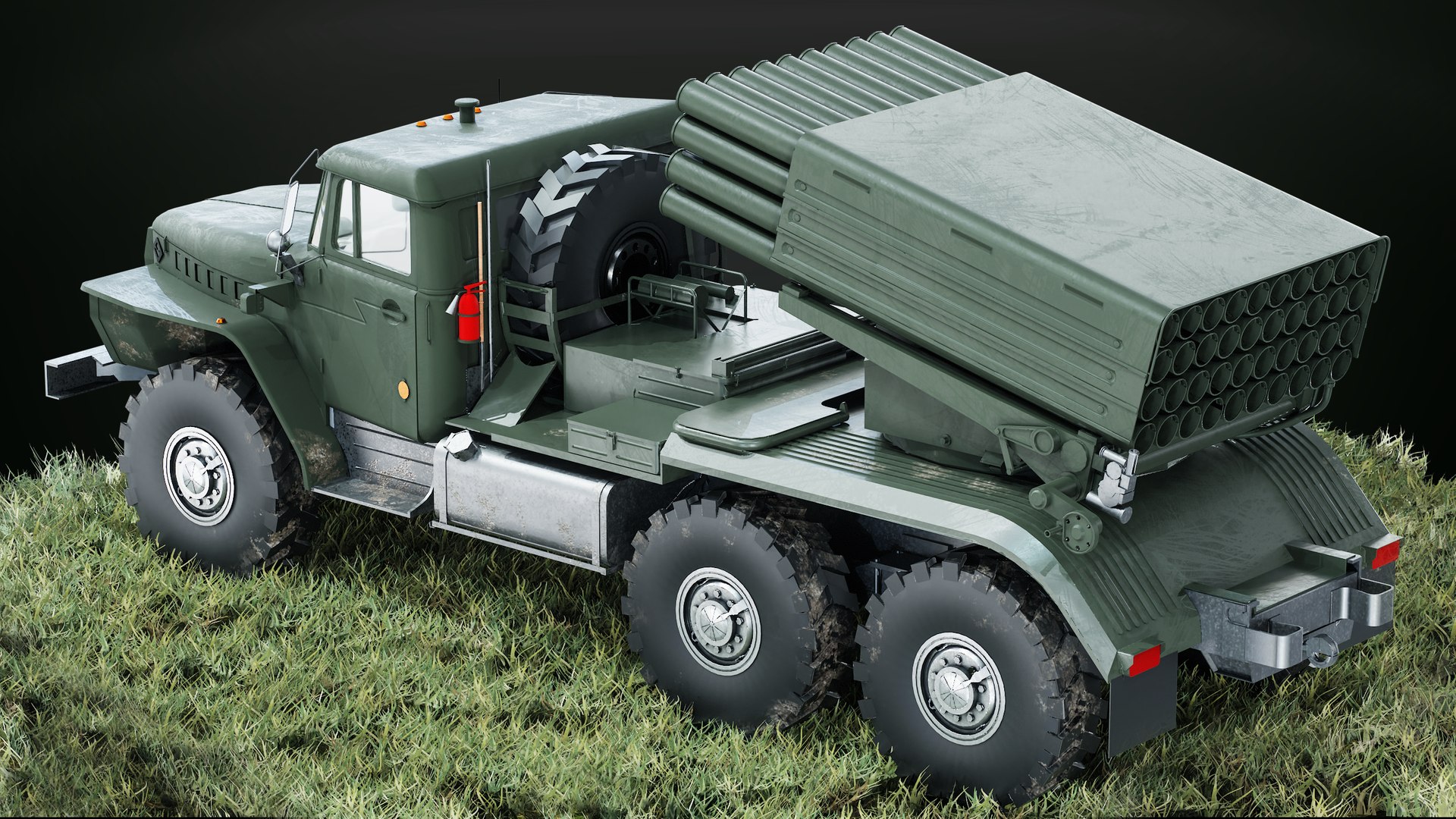 3D 9K51M Tornado-G MRLS Model - TurboSquid 2166338