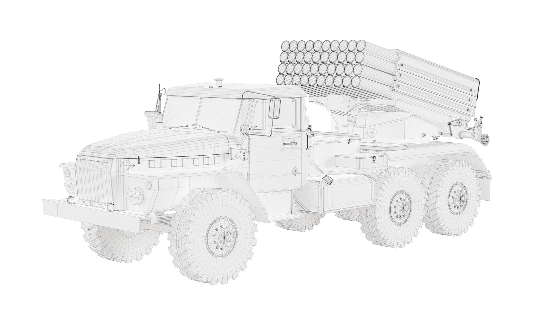 3D 9K51M Tornado-G MRLS Model - TurboSquid 2166338
