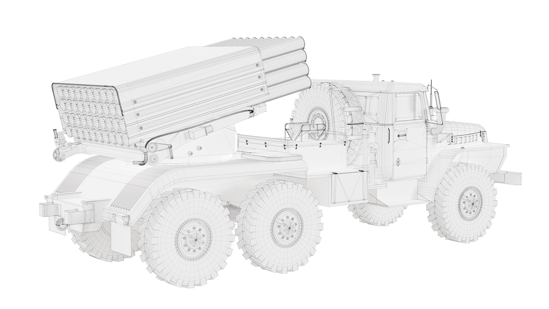 3D 9K51M Tornado-G MRLS model - TurboSquid 2166338