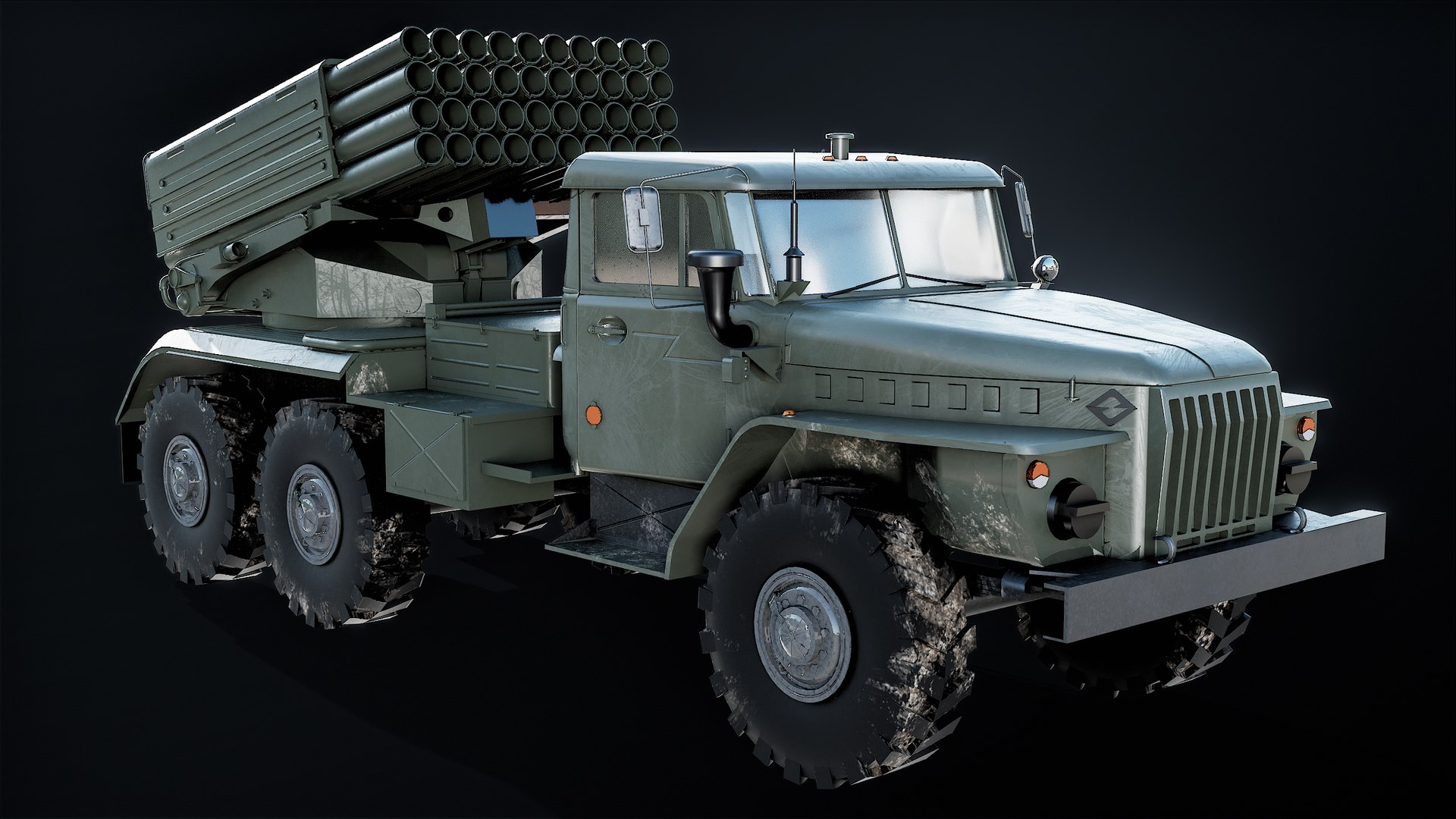 3D 9K51M Tornado-G MRLS Model - TurboSquid 2166338