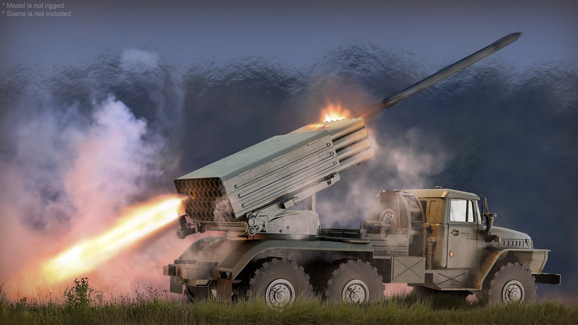 3D 9K51M Tornado-G MRLS model - TurboSquid 2166338