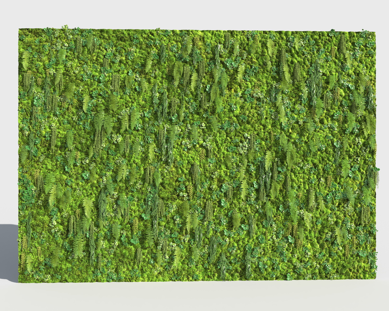 Seamless moss wall 3D model - TurboSquid 1191761