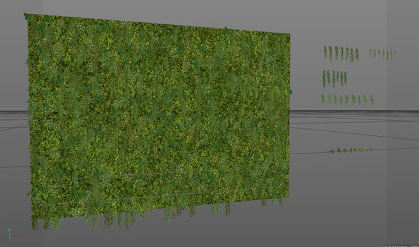 Seamless moss wall 3D model - TurboSquid 1191761