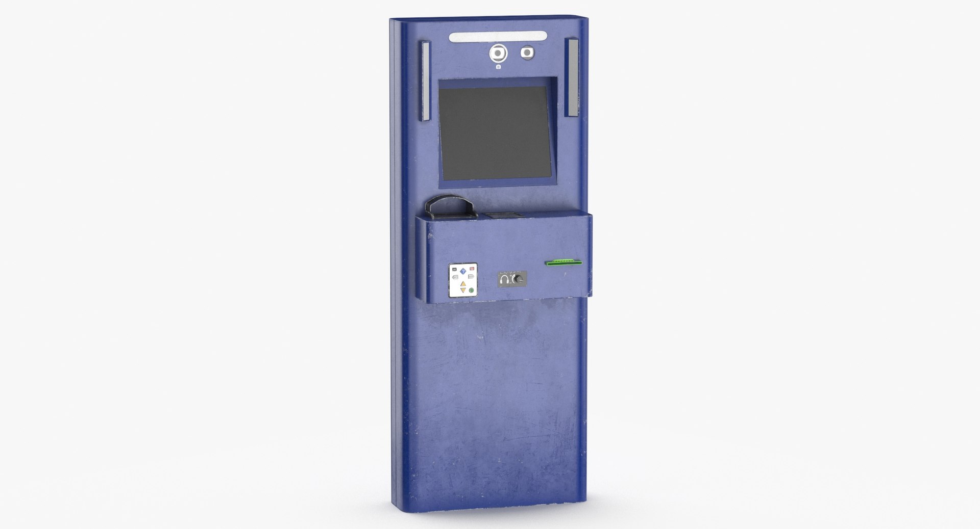 3D Automated Passport Control Kiosk Type 01 ON Or OFF Clean And Dirty - TurboSquid 2233123