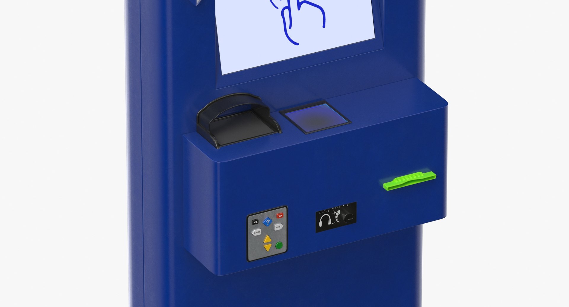 3D Automated Passport Control Kiosk Type 01 ON Or OFF Clean And Dirty(1) - TurboSquid 2233123