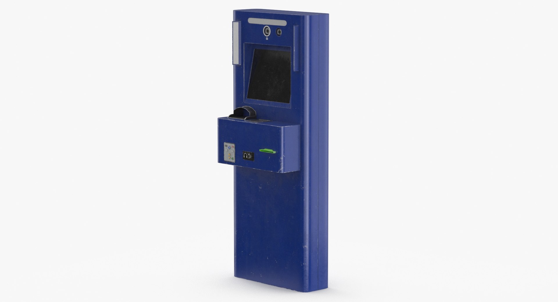 3D Automated Passport Control Kiosk Type 01 ON Or OFF Clean And Dirty - TurboSquid 2233123