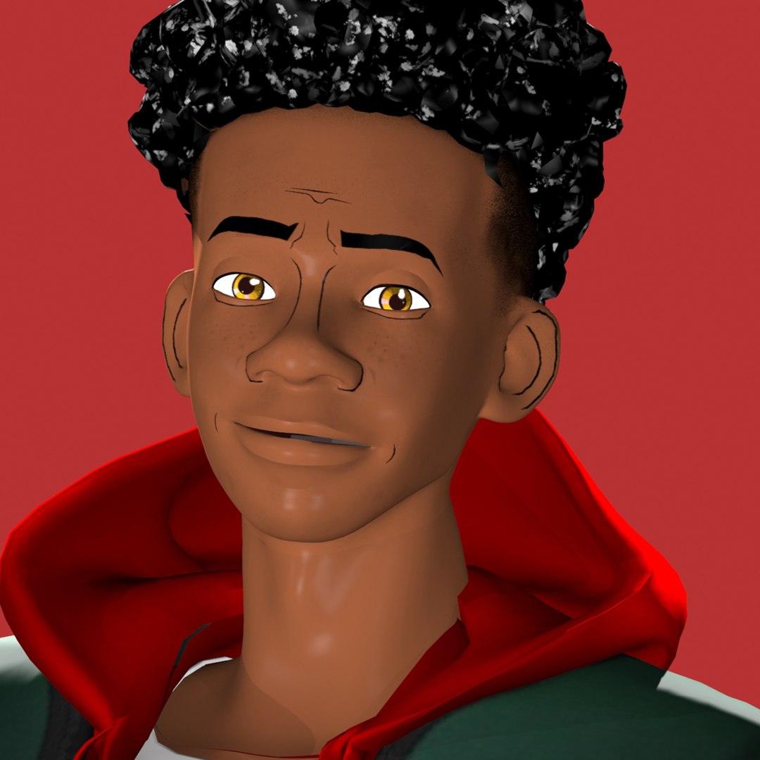 3D Miles Morales No1 Ragged Morphed Animated - TurboSquid 2115042