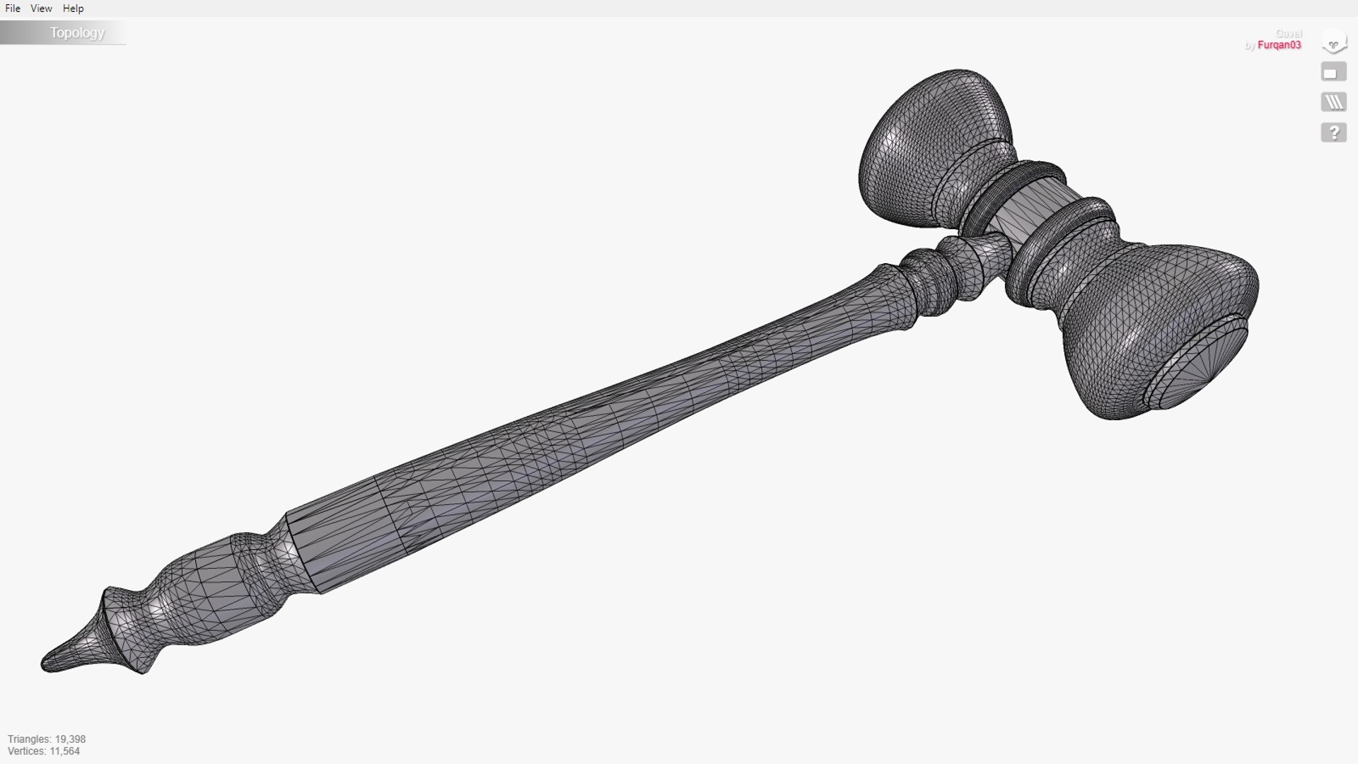 3D Gavel Model - TurboSquid 2101575