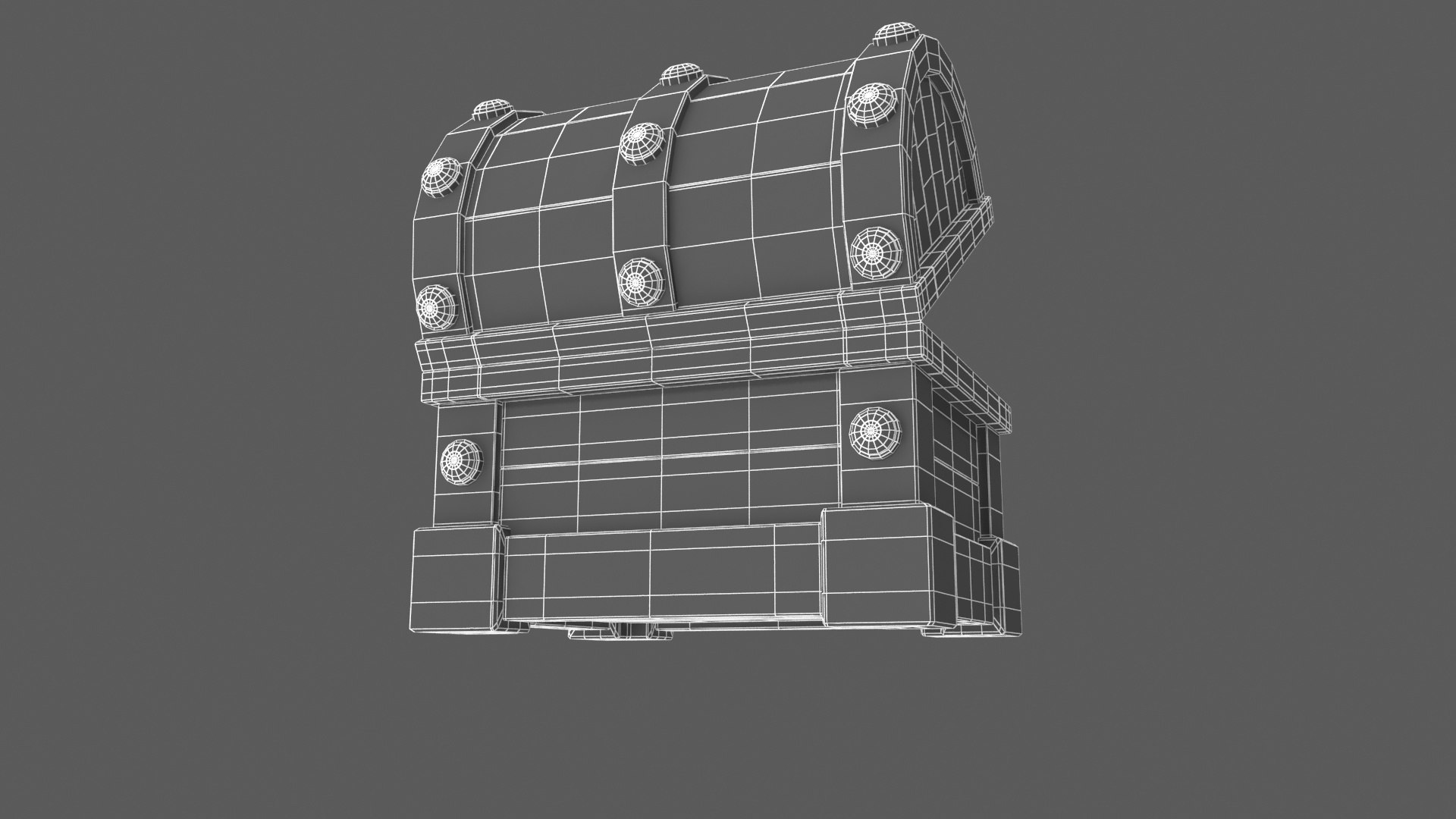 3D Treasure Chest With Gold Bars Model - TurboSquid 2425169