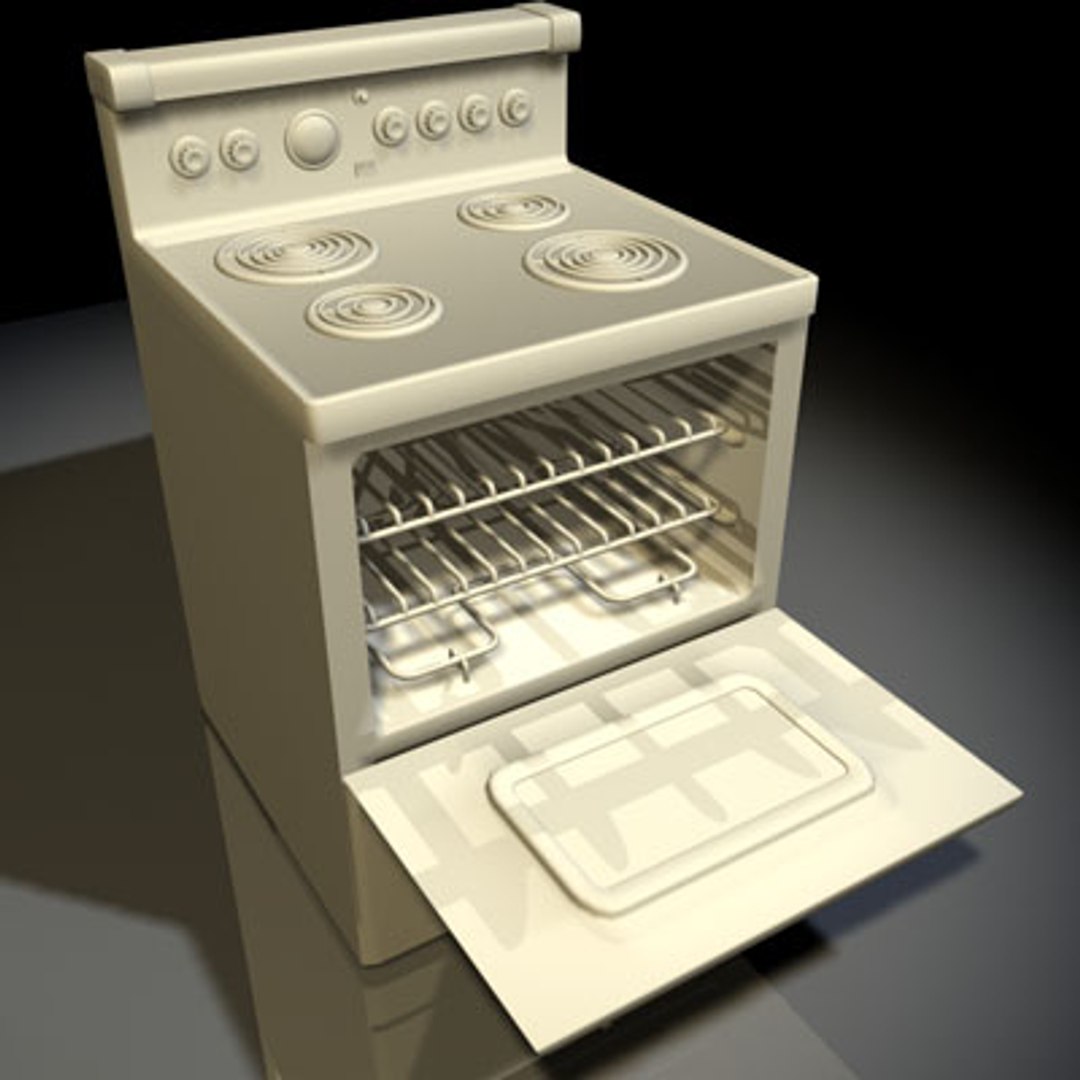 Electric Range Retro 01 3d 3ds