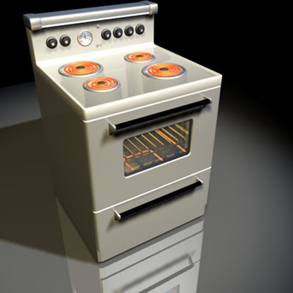 electric range retro 01 3d 3ds