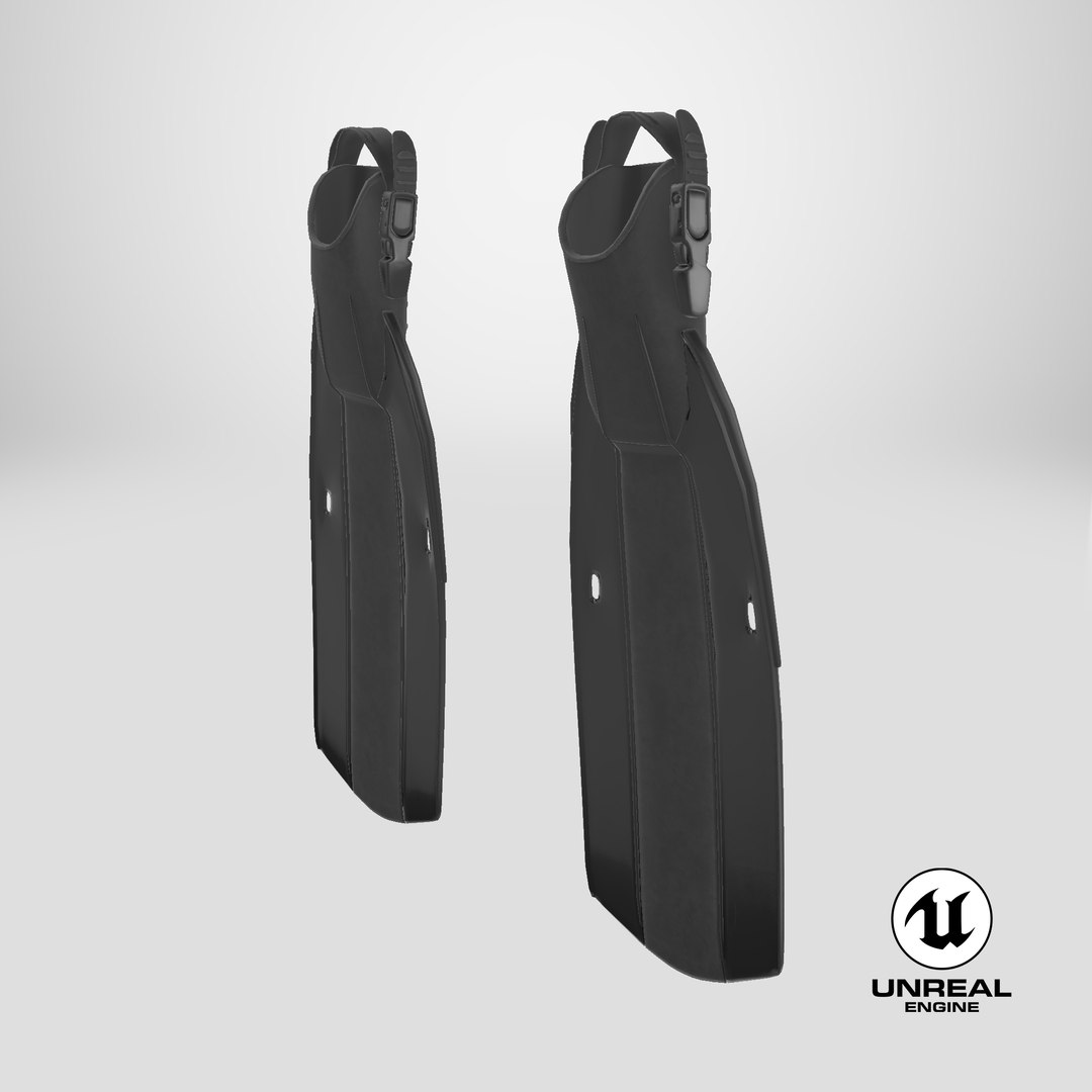 Swim Fins 3D Model - TurboSquid 2177776
