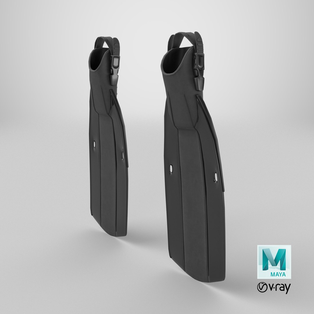 Swim Fins 3D Model - TurboSquid 2177776