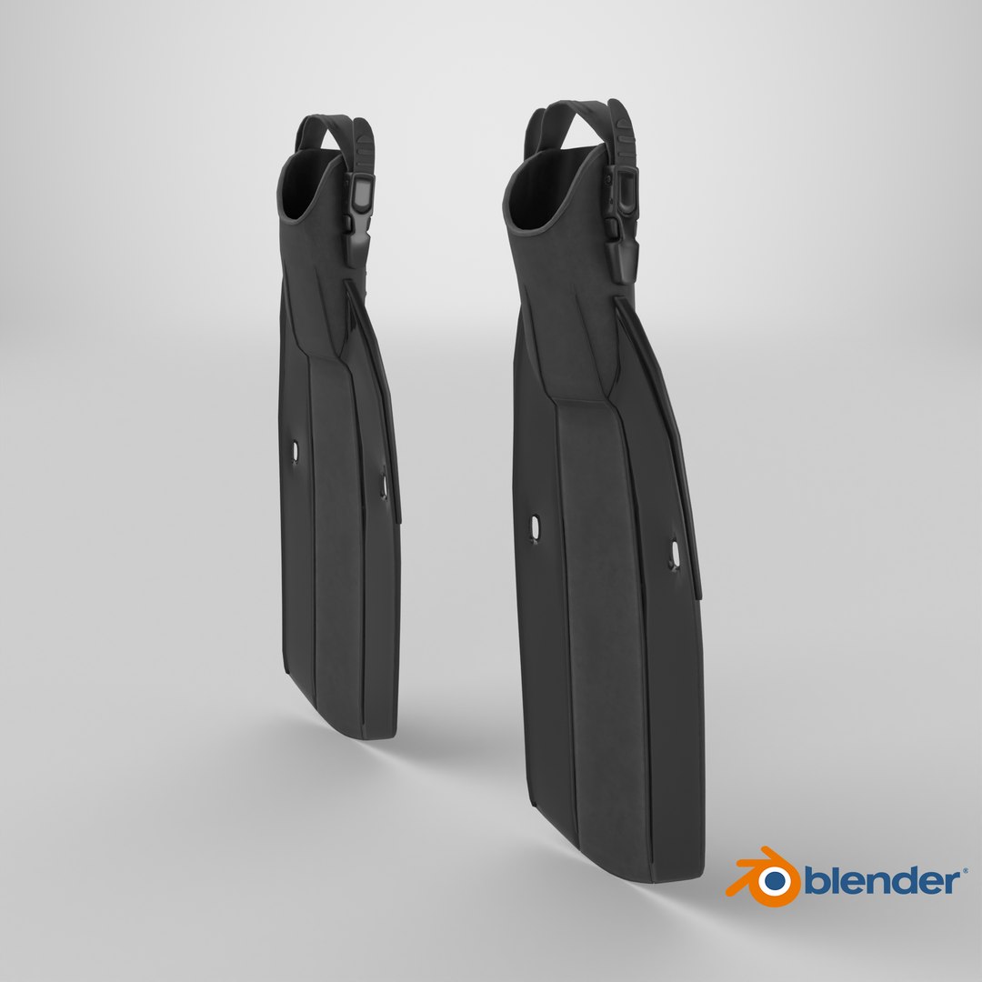 Swim Fins 3D Model - TurboSquid 2177776