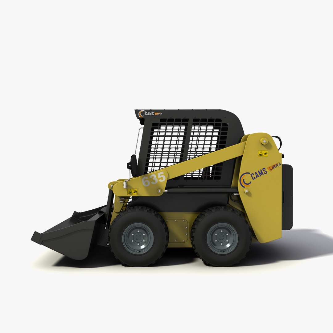 Free Skid-steer Loader Cams 650 3d Model