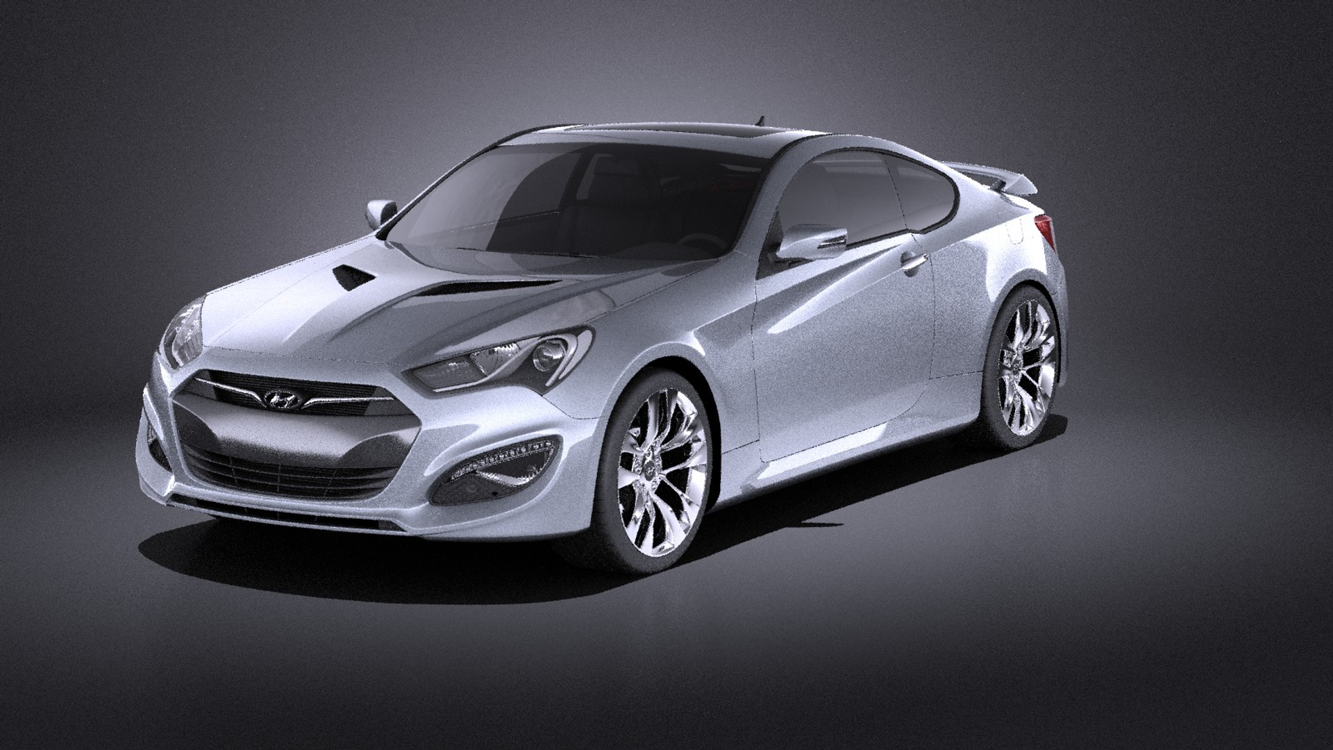 3d Model Hyundai Genesis Coupe