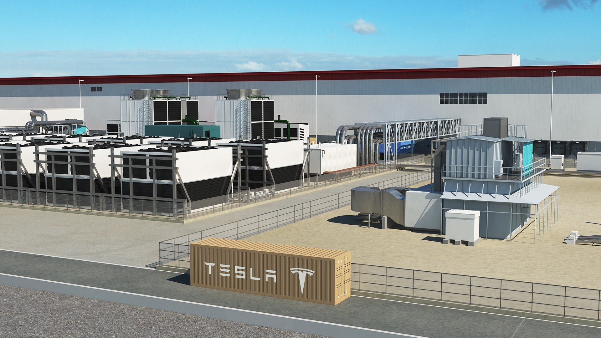 Tesla Giga Nevada Factory 3D - TurboSquid 1745097