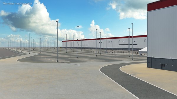 Tesla Giga Nevada Factory 3D - TurboSquid 1745097