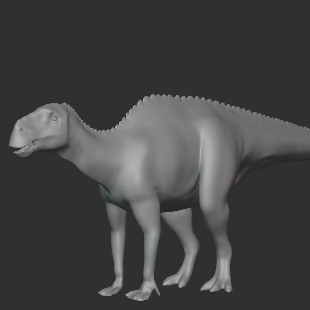 3D модель Kamuysaurus Basemesh Low Poly - TurboSquid 1994632