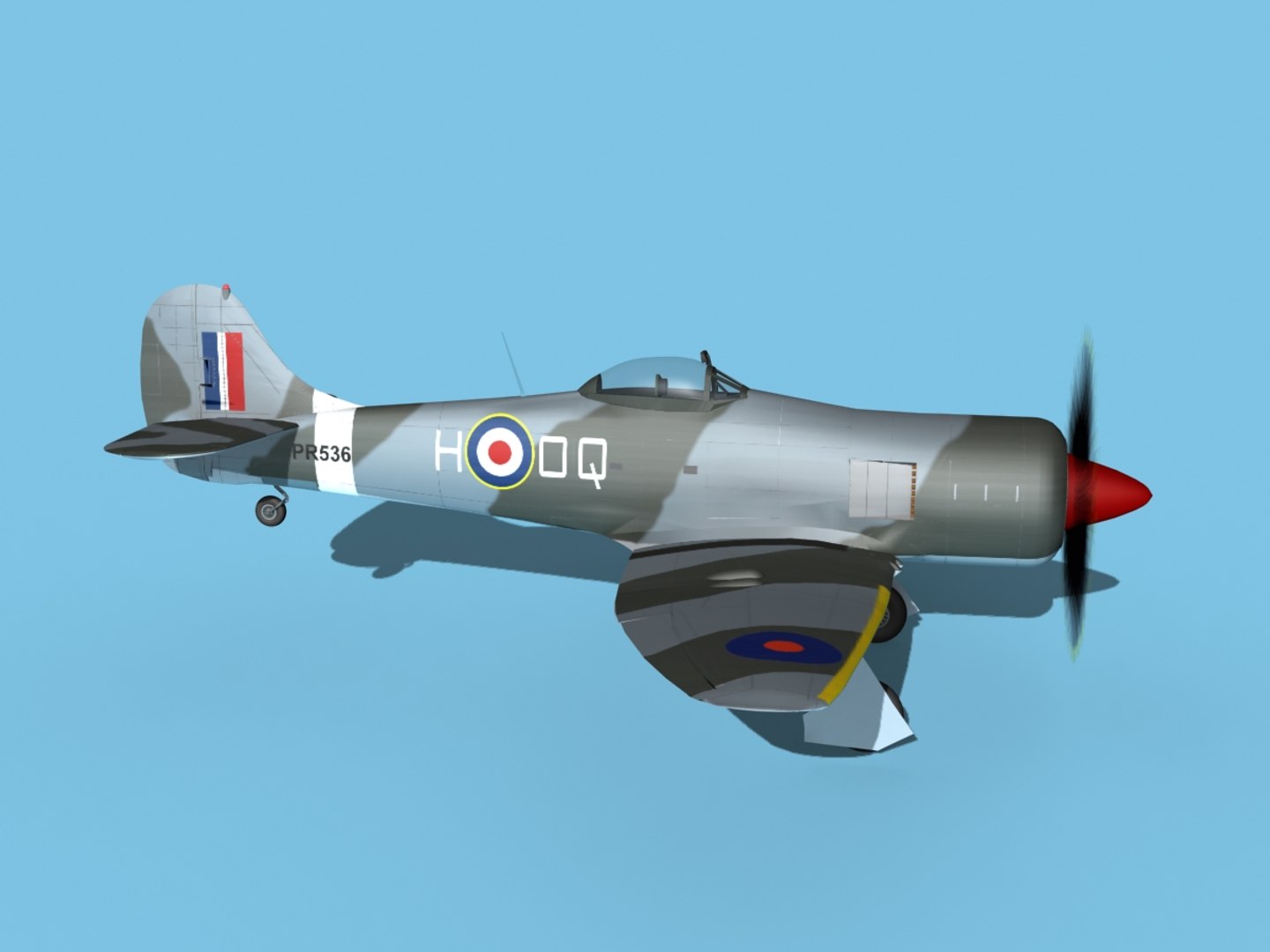 Propeller hawker tempest model - TurboSquid 1489300