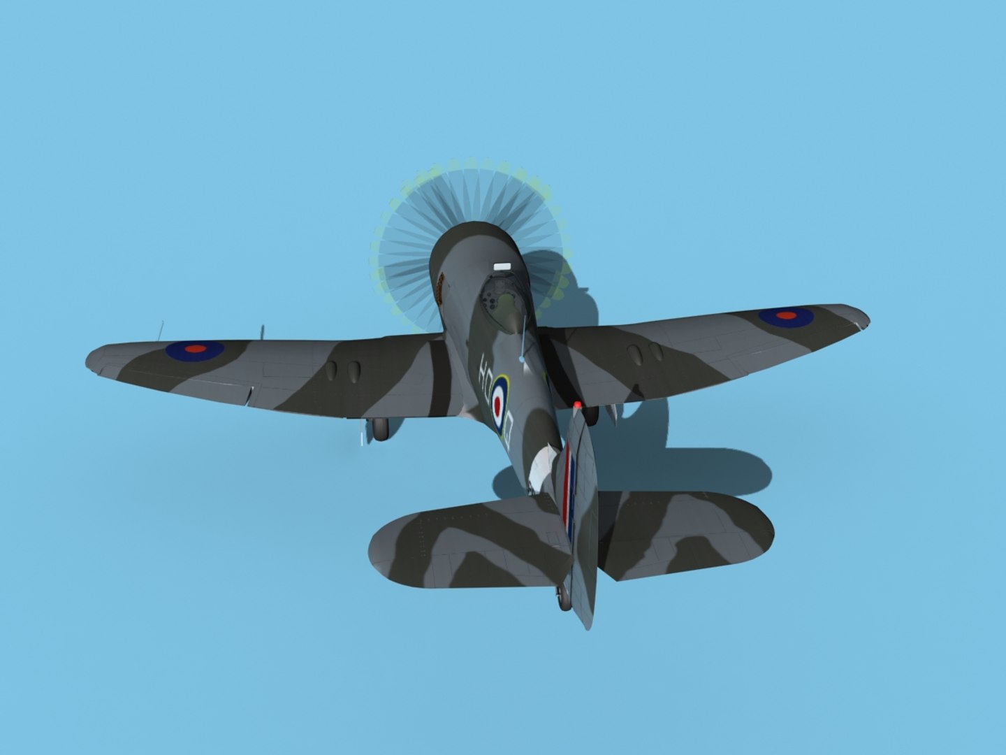 Propeller hawker tempest model - TurboSquid 1489300