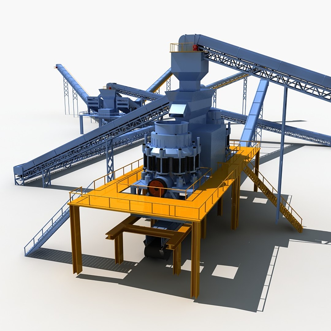 3D Model Mining Machinery - TurboSquid 1445192