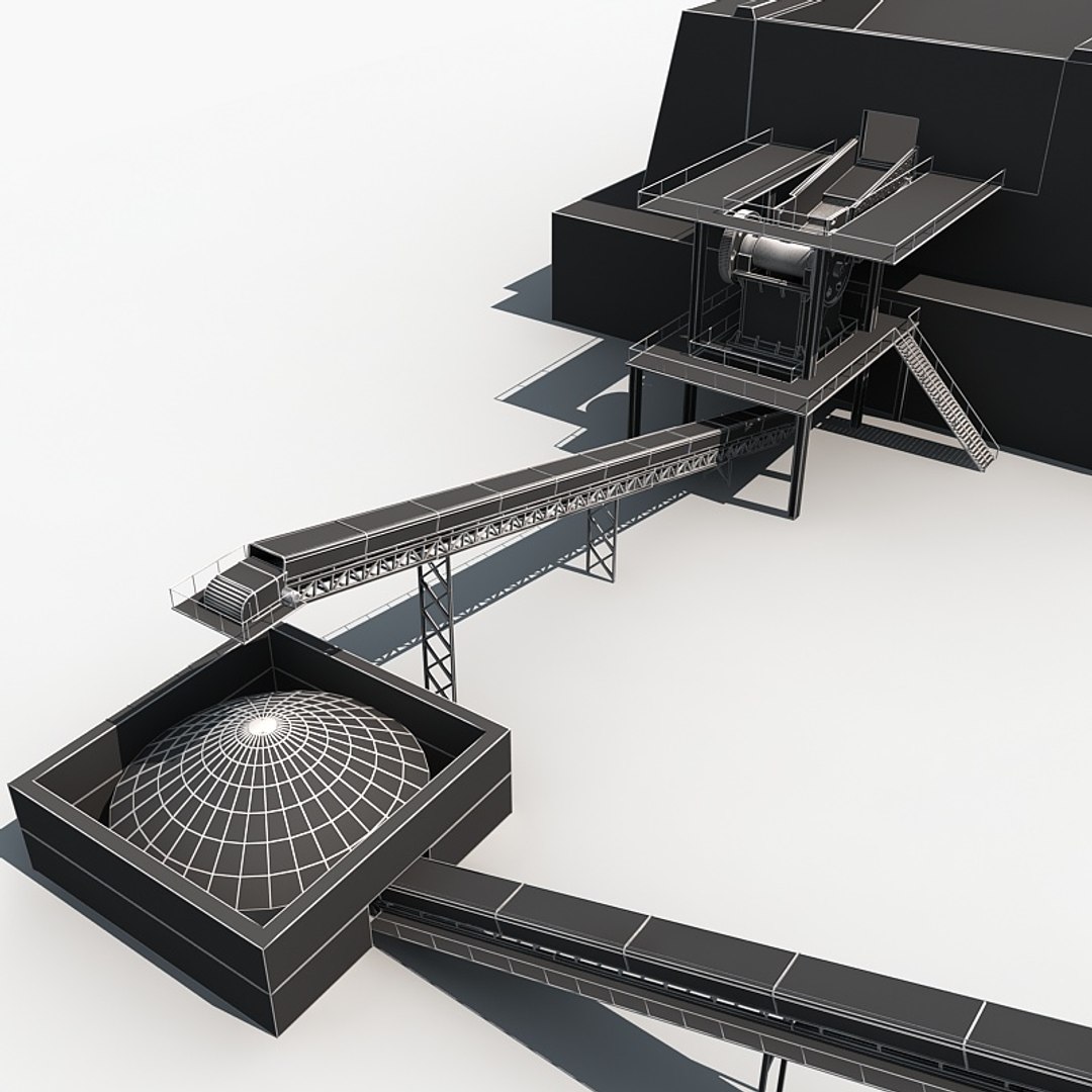 3D Model Mining Machinery - TurboSquid 1445192