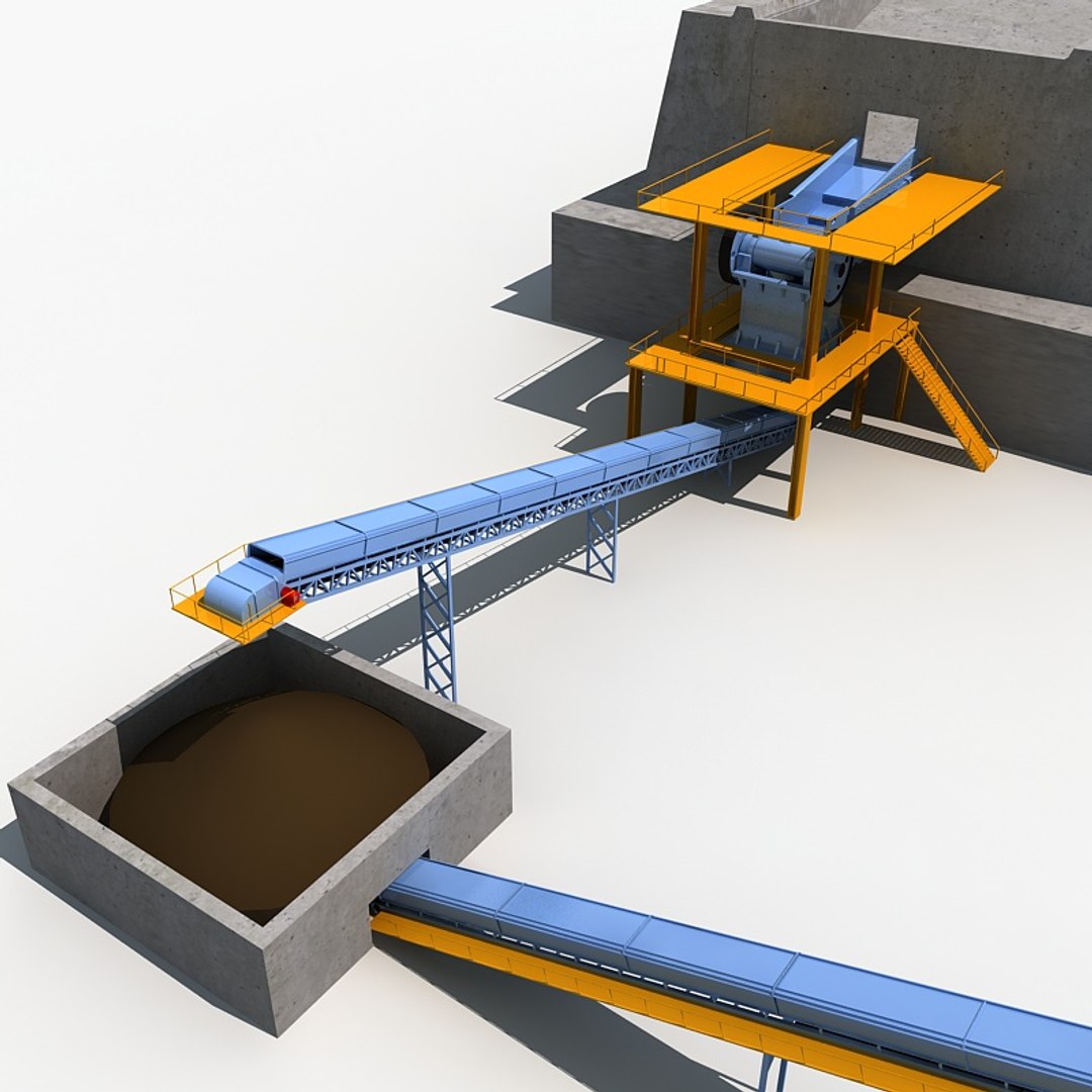 3D Model Mining Machinery - TurboSquid 1445192