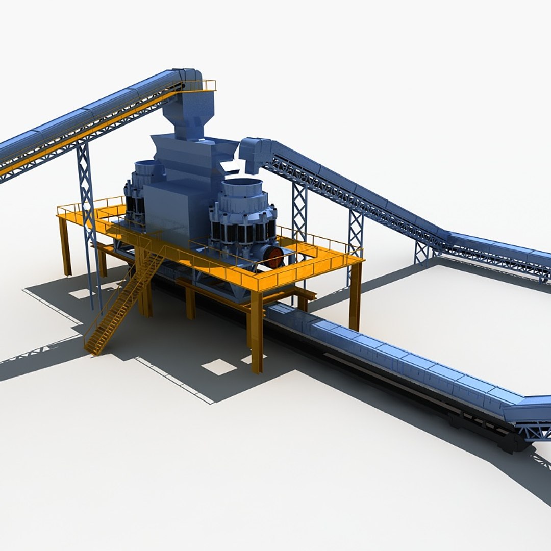 3D Model Mining Machinery - TurboSquid 1445192