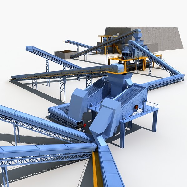 3D model Stone Crusher Machine - TurboSquid 1849756