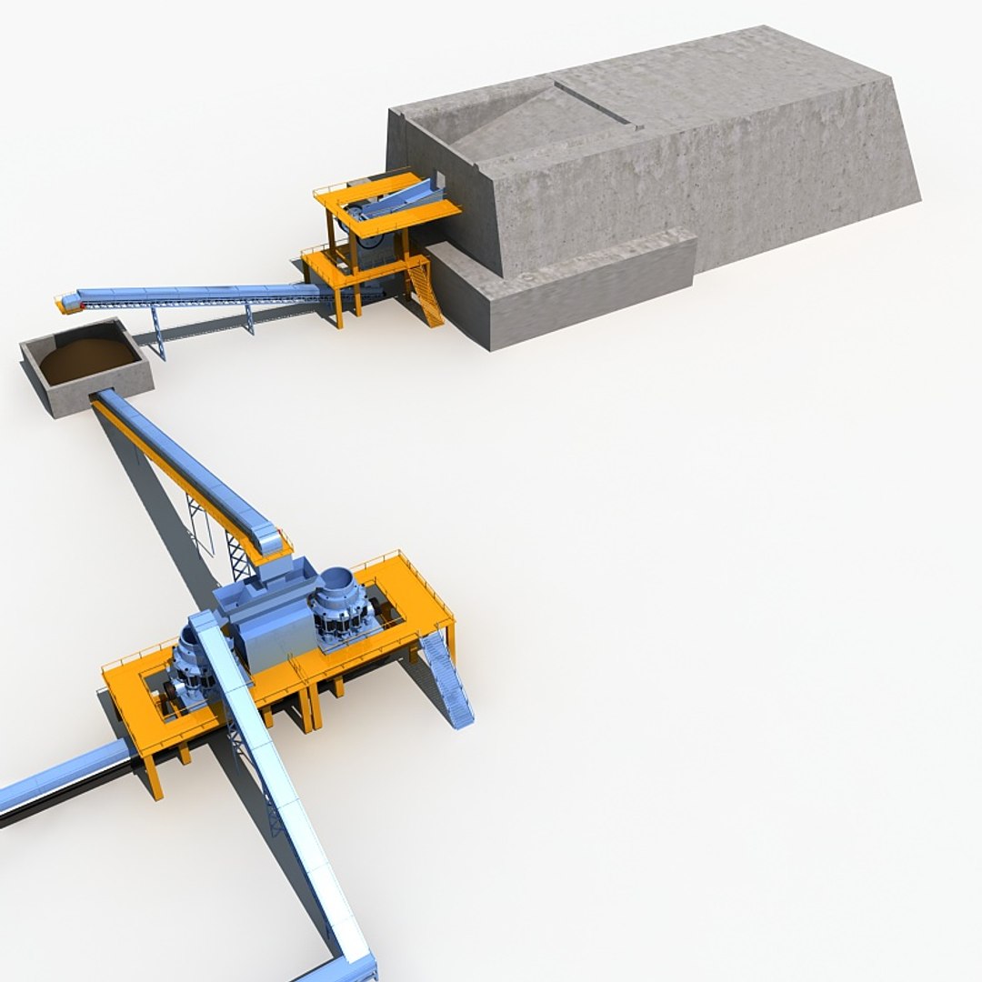 3D Model Mining Machinery - TurboSquid 1445192