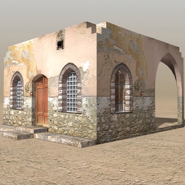 3d model arab house