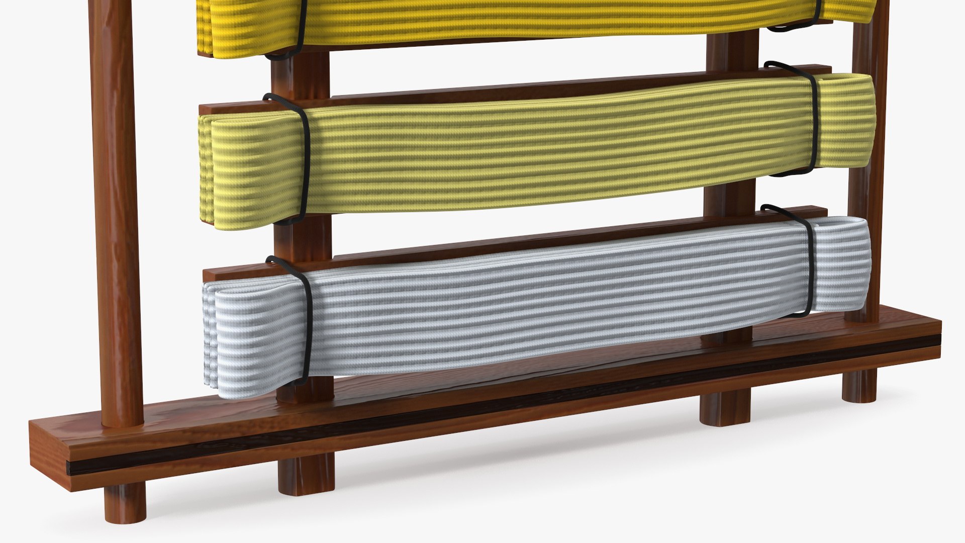 Karate Belt Display Rack 3D - TurboSquid 2003371