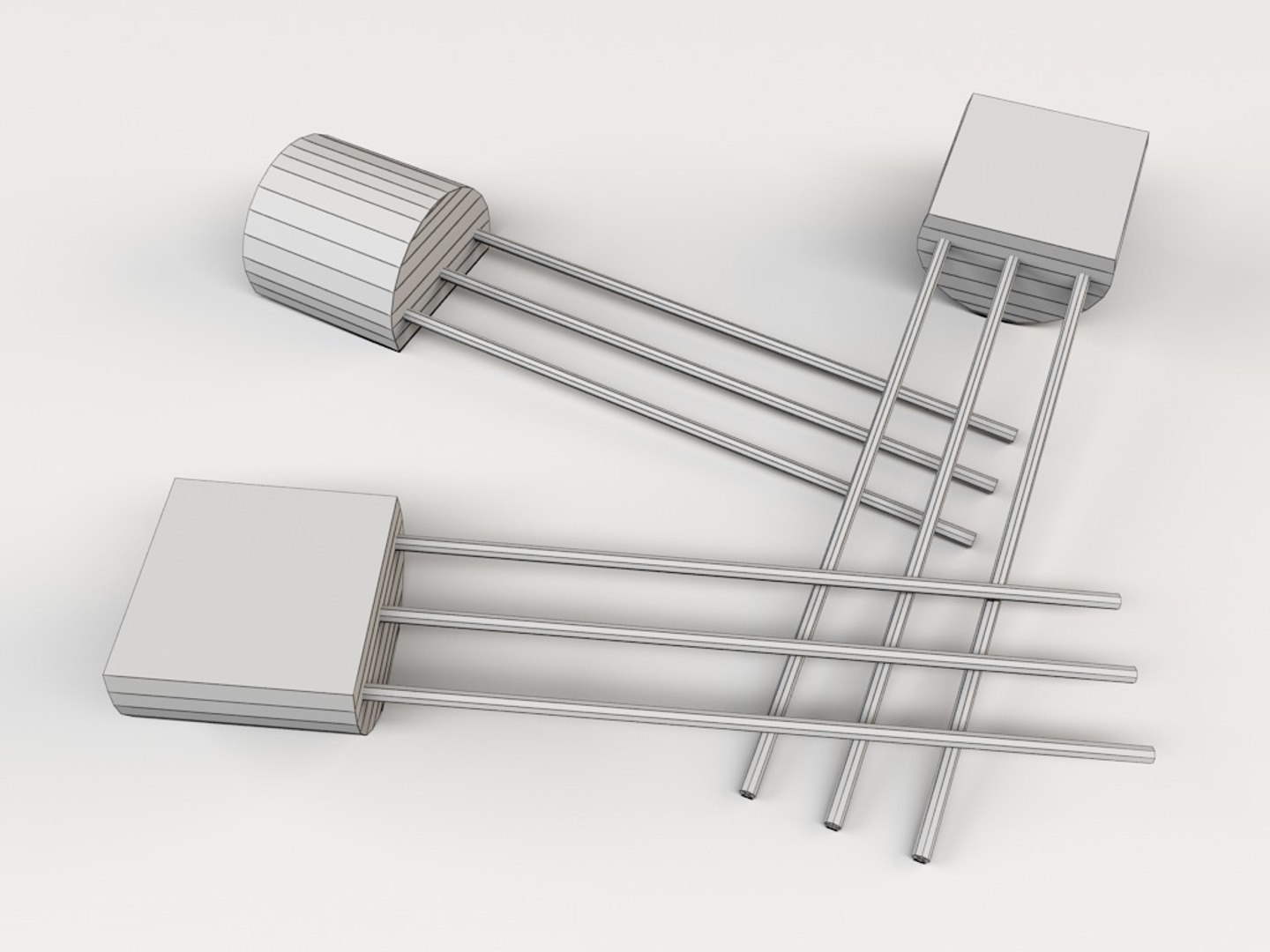 3d Model Transistor To92
