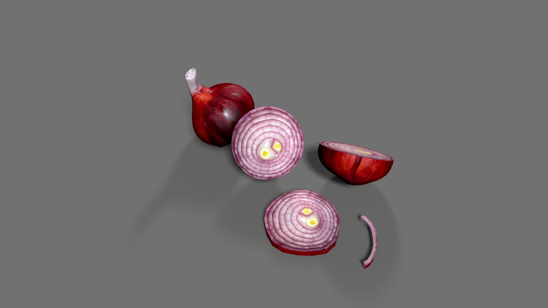 3D Onion - TurboSquid 2354772