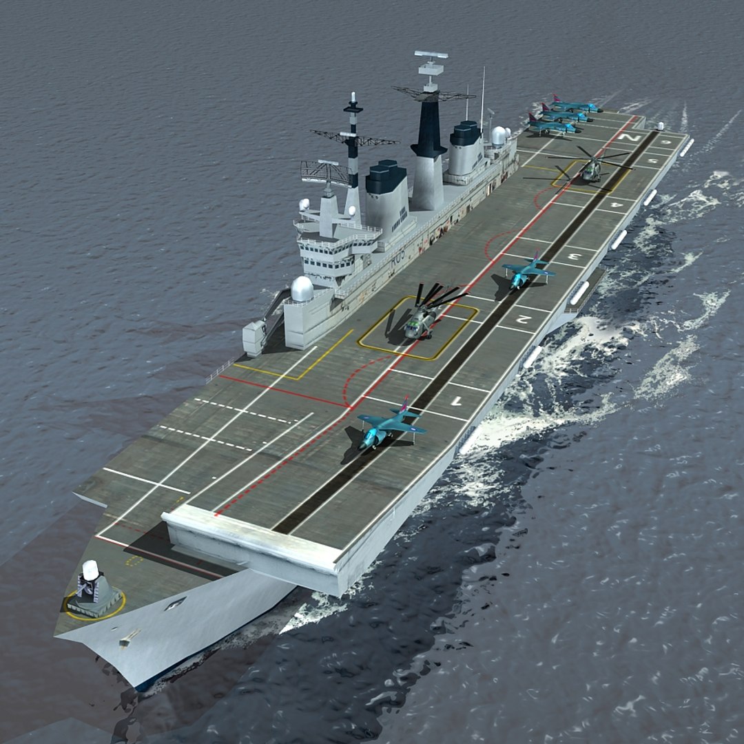 3d Hms Invincible R05 Carrier