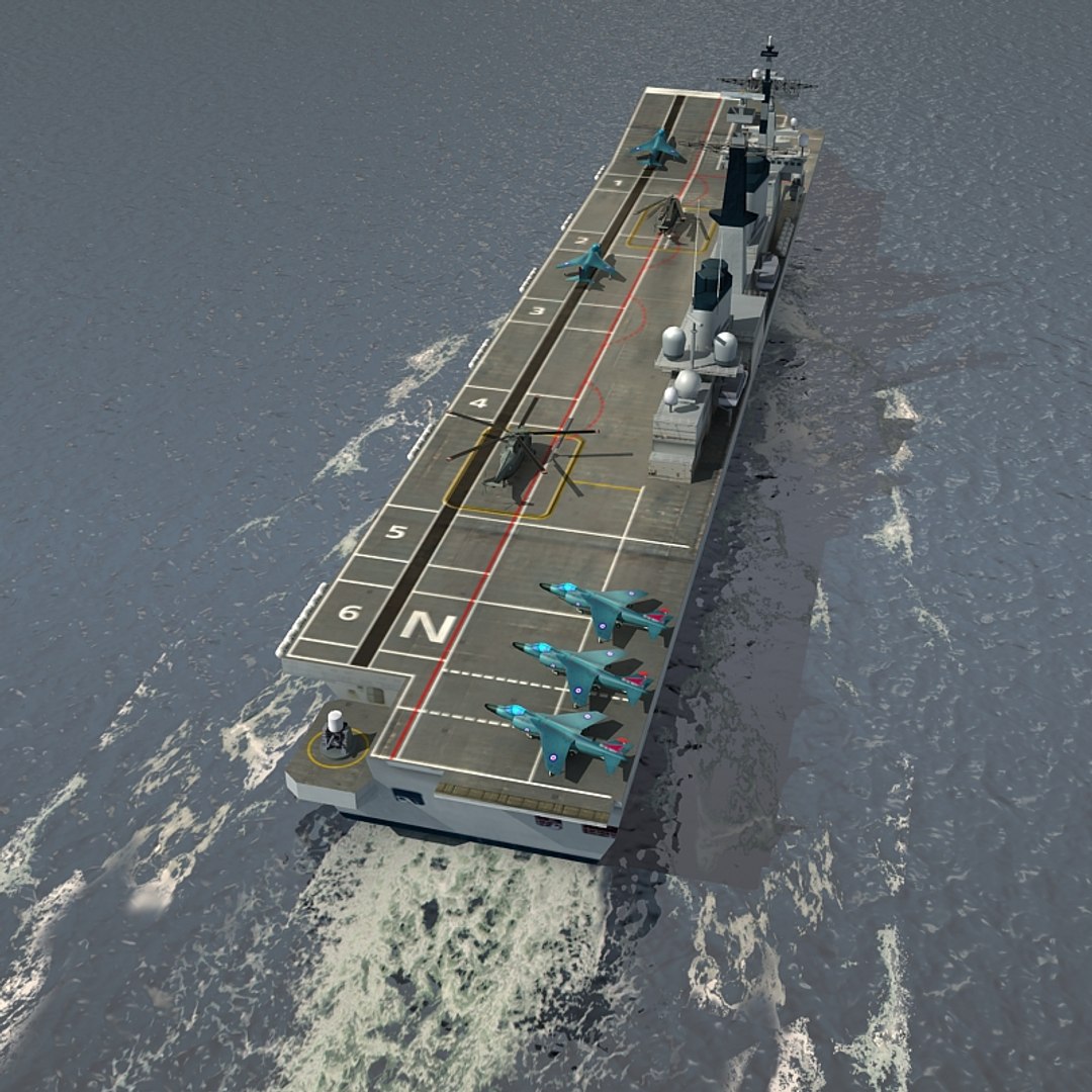 3d Hms Invincible R05 Carrier