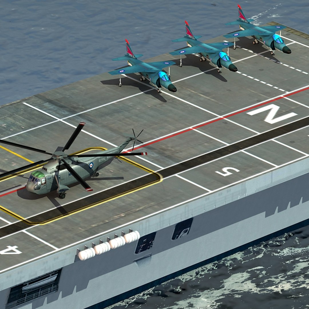 3d Hms Invincible R05 Carrier