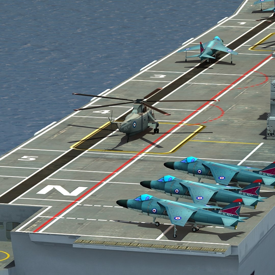 3d Hms Invincible R05 Carrier