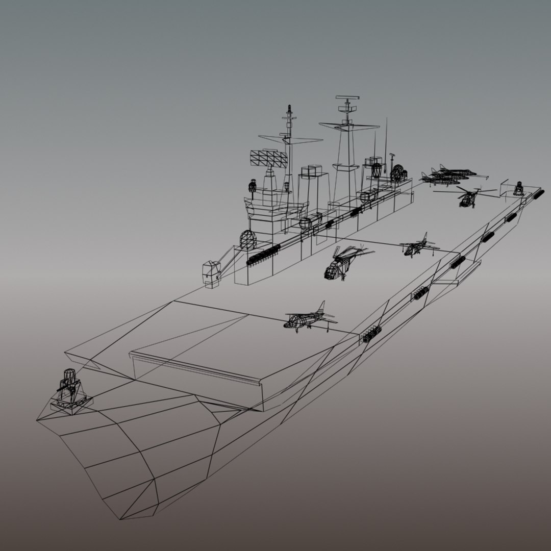 3d hms invincible r05 carrier