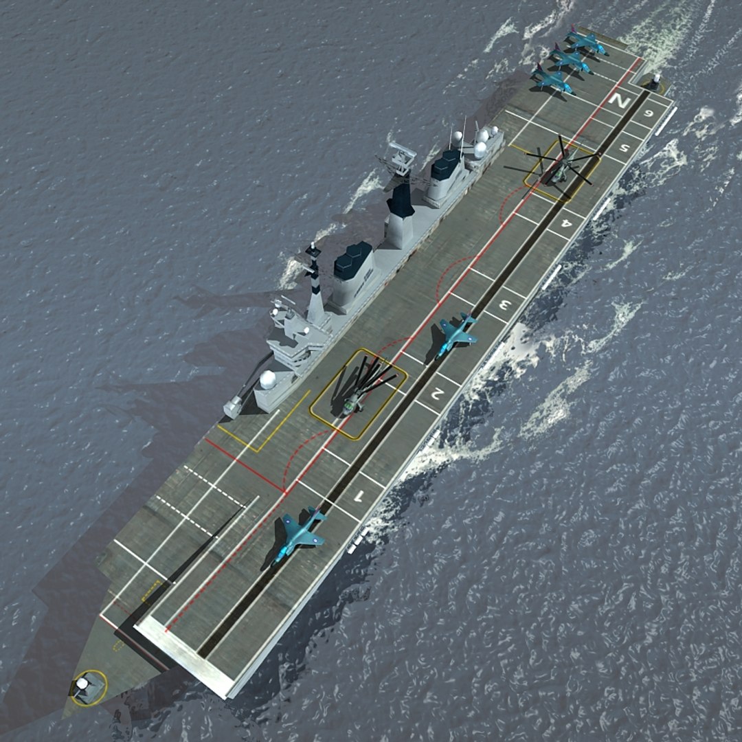 3d Hms Invincible R05 Carrier