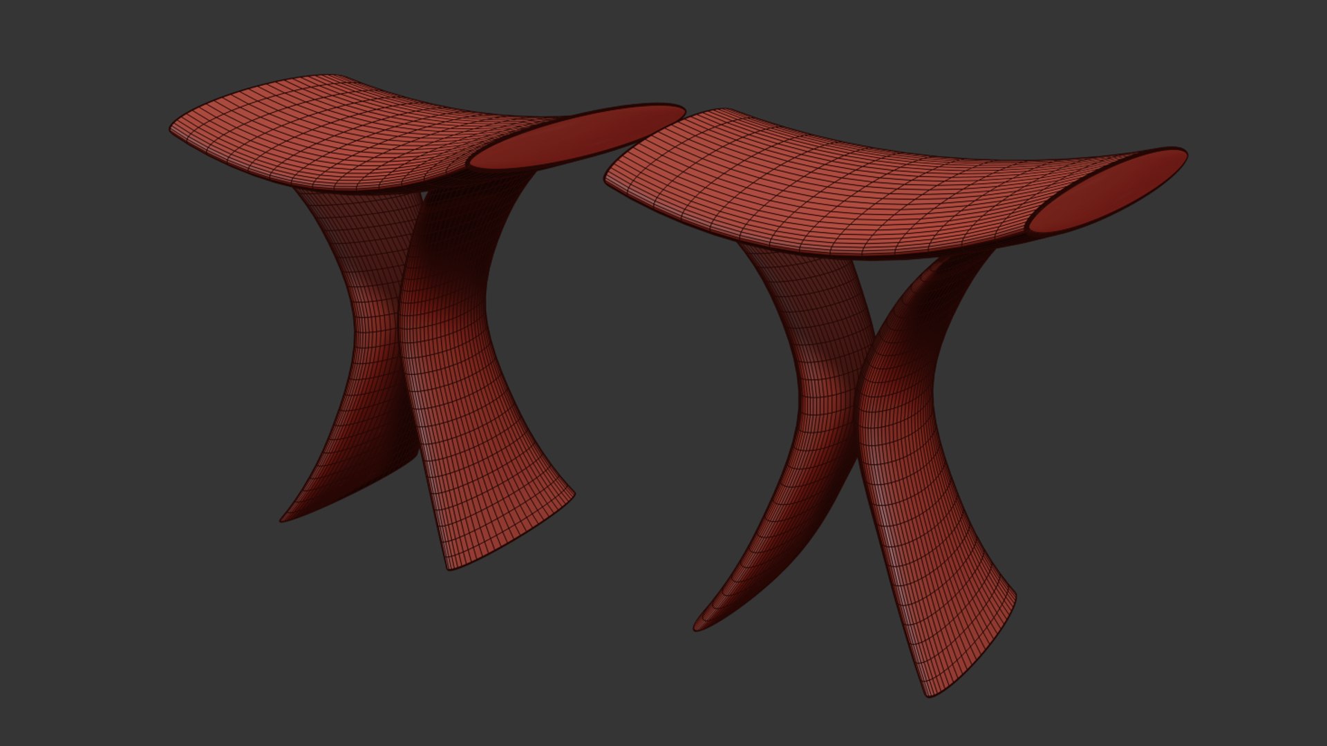 3D Torii by Porada Seat Stool model - TurboSquid 2125660