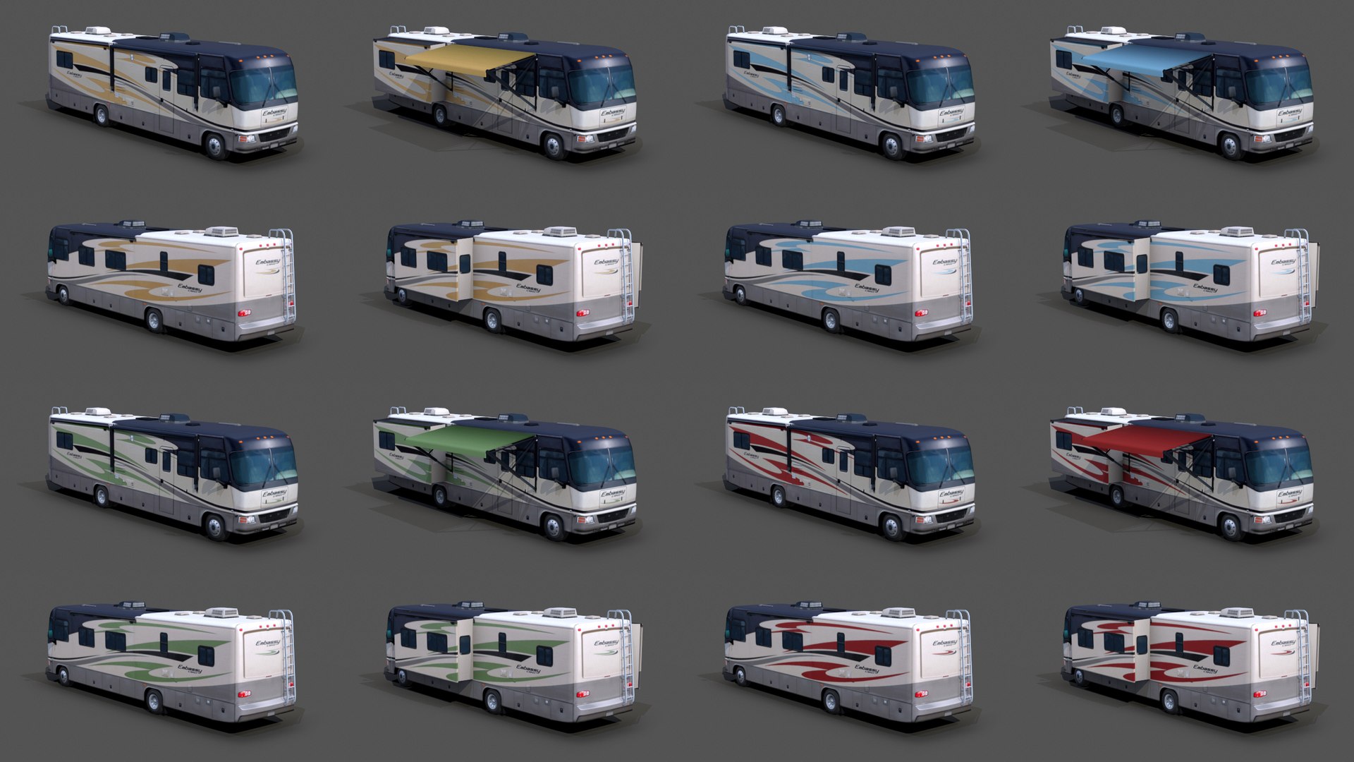 3D Model Triple E Embassy RV 2009 - TurboSquid 1762886