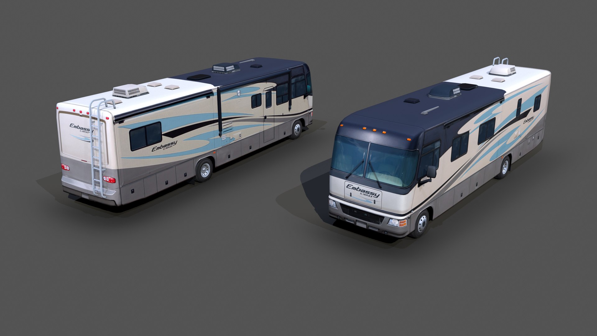 3D Model Triple E Embassy RV 2009 - TurboSquid 1762886