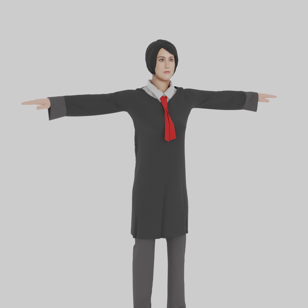 3D Woman Lawyer Model - TurboSquid 2021651