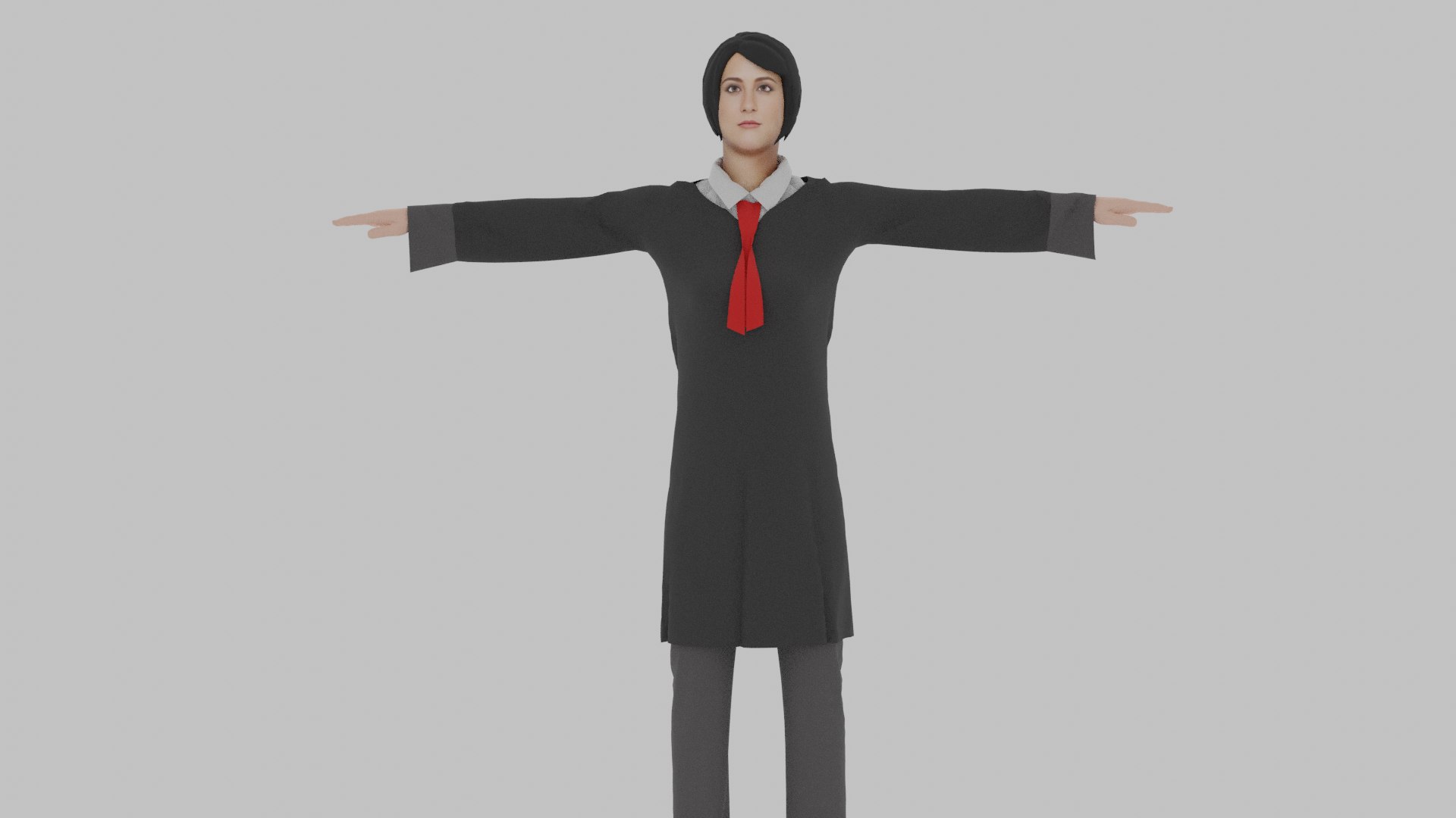 3D Woman Lawyer Model - TurboSquid 2021651